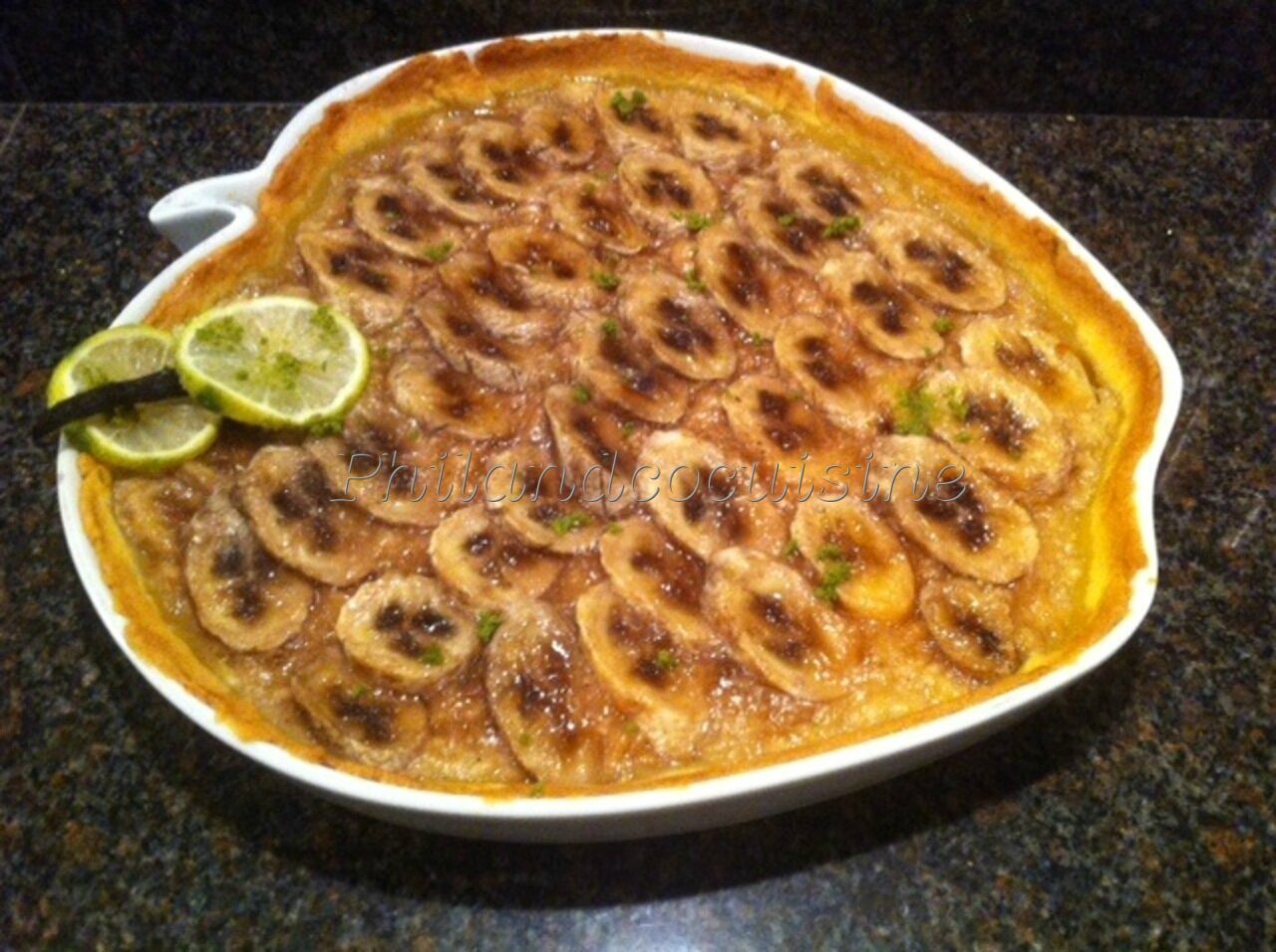 Tarte à la banane saveurs des Iles - Philandcocuisine